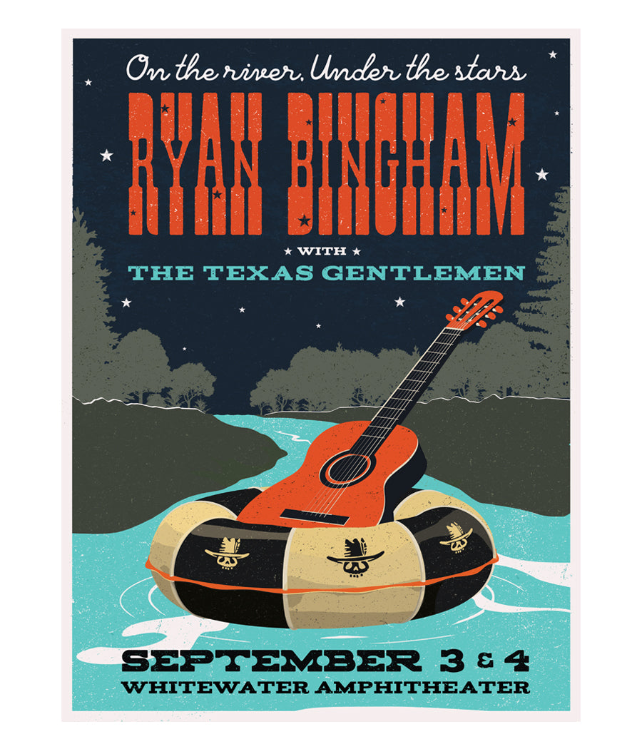 Ryan Bingham Whitewater 2022 Poster